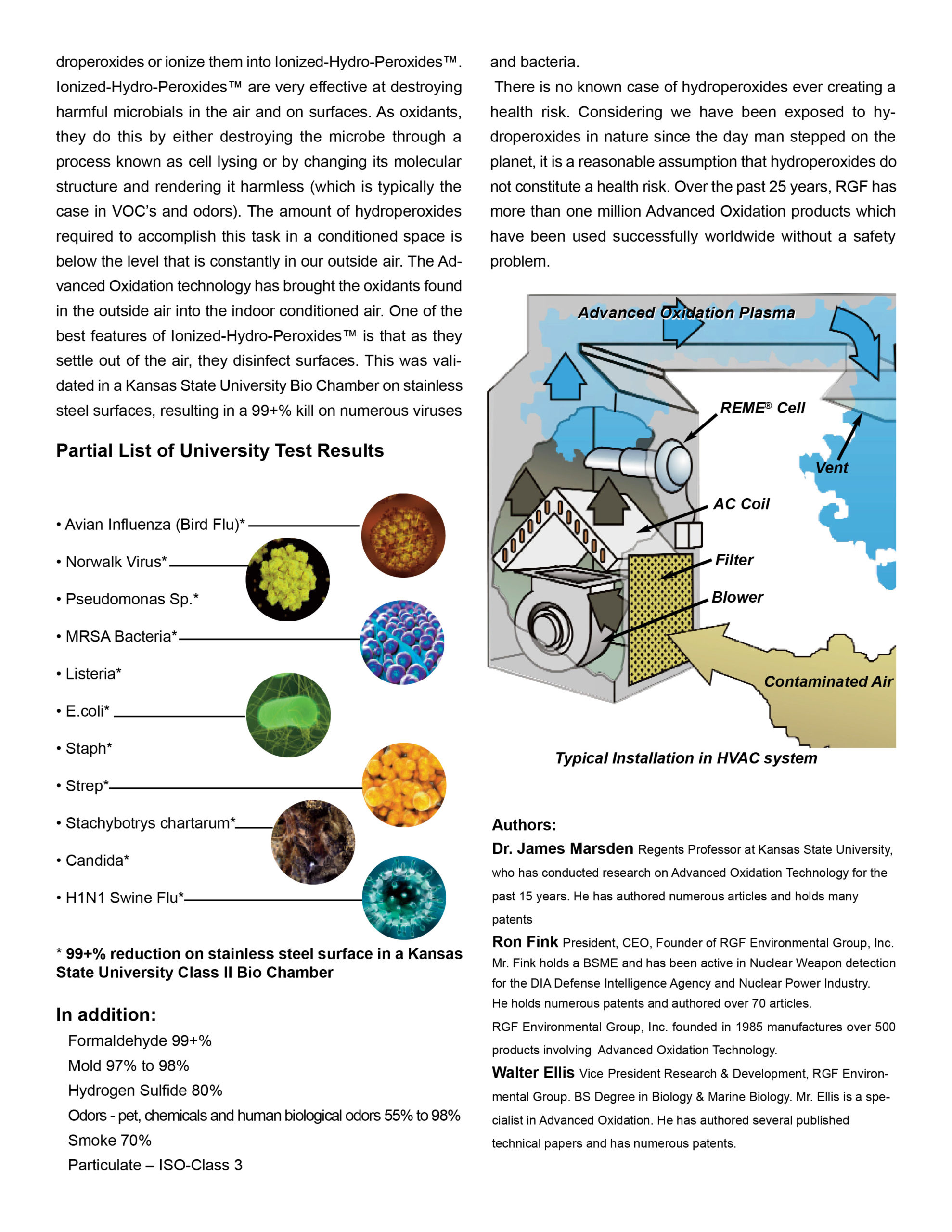 Airline Commercial Building Bio-terrorism Solution - RGF Environmental ...